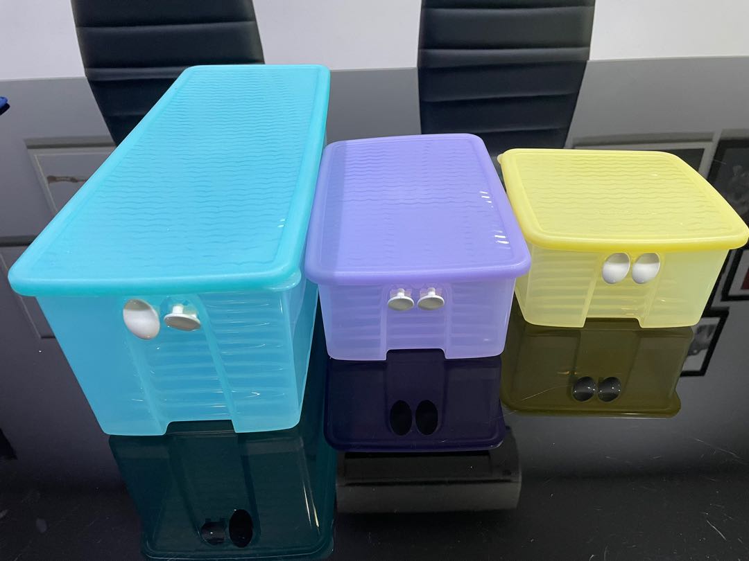 Tupperware salad boxes, Furniture & Home Living, Home Improvement ...