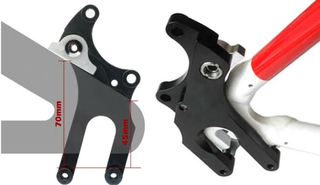 turn disc brake conversion, Sports Equipment, Bicycles & Parts, Parts ...