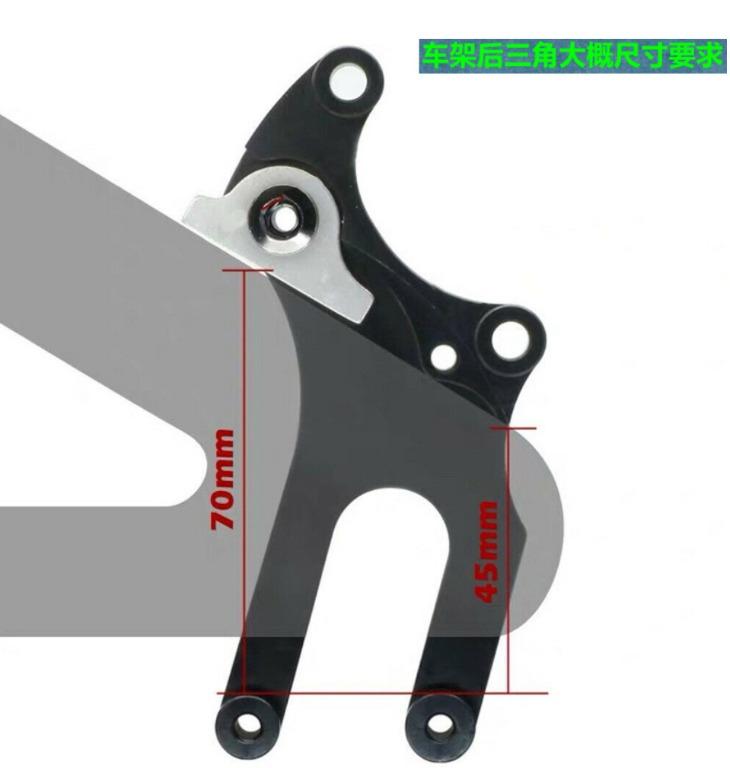 turn disc brake conversion, Sports Equipment, Bicycles & Parts, Parts ...