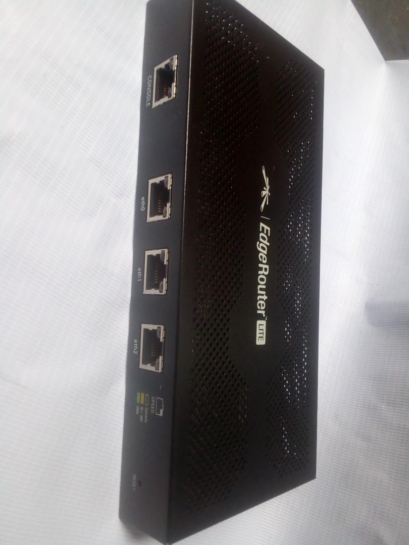 UBIQUITI EdgeRouter lite, Computers & Tech, Office & Business ...