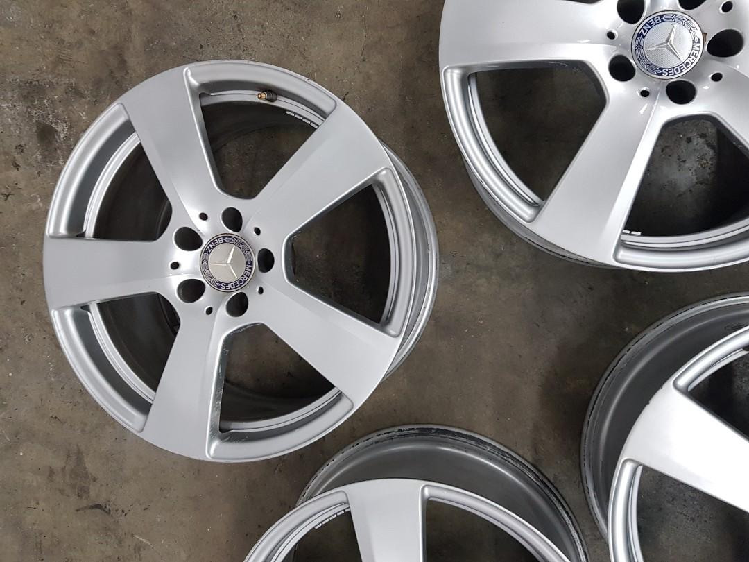 Used 18" Original Staggered Merc Rims, Car Accessories, Tyres & Rims on ...