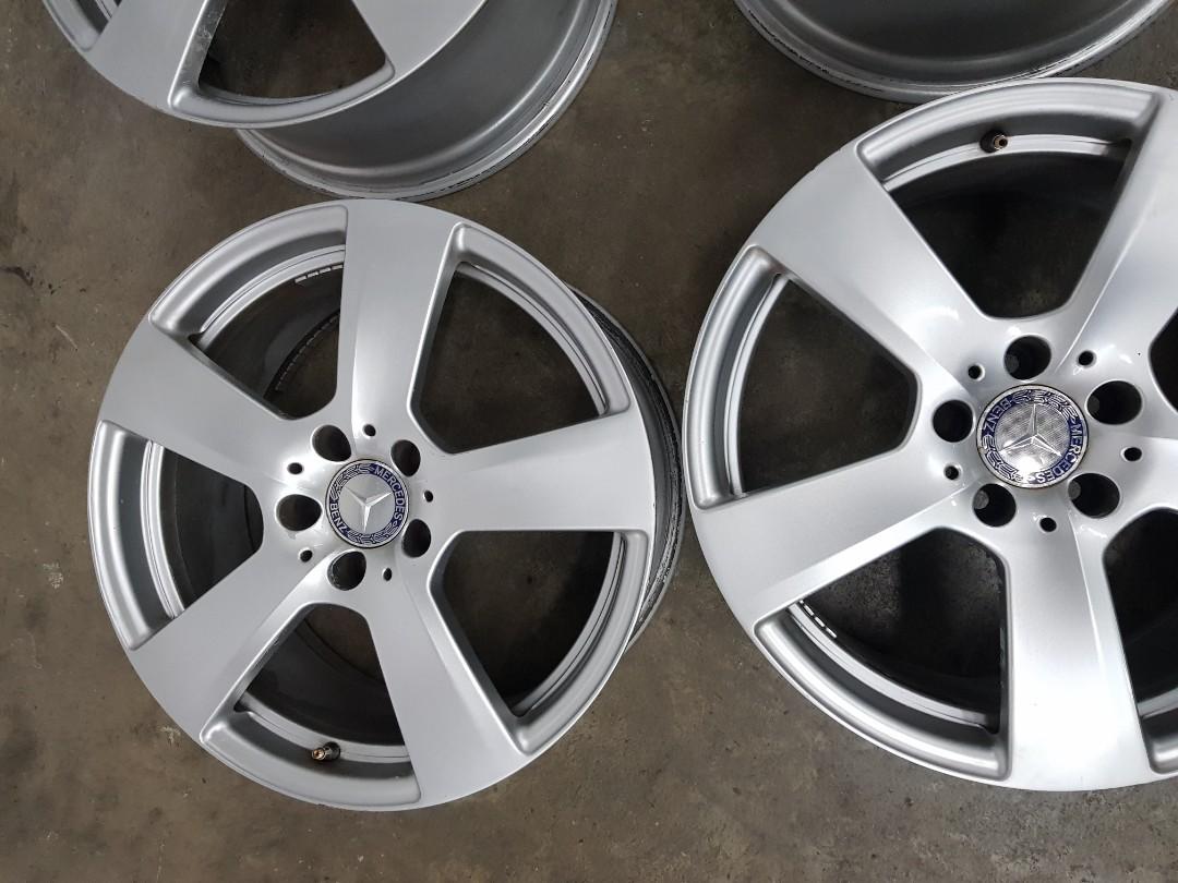 Used 18" Original Staggered Merc Rims, Car Accessories, Tyres & Rims on ...