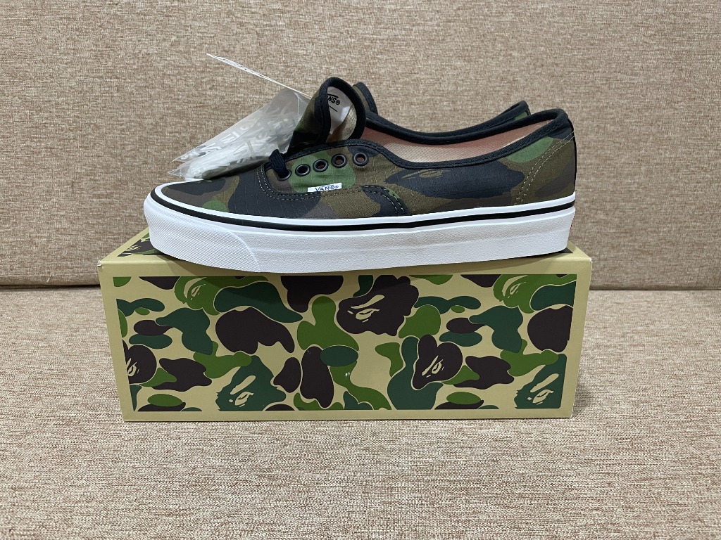 Vans Authentic 44 DX Bape 1st Camo, Men's Fashion, Footwear, Sneakers ...