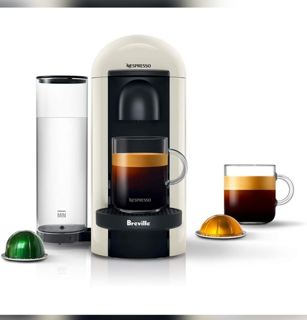 VertuoPlus Coffee and Espresso Machine, White, TV & Home Appliances ...