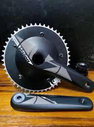 VISION TRACK CRANKSET crank arm 165mm, Sports Equipment, Bicycles ...