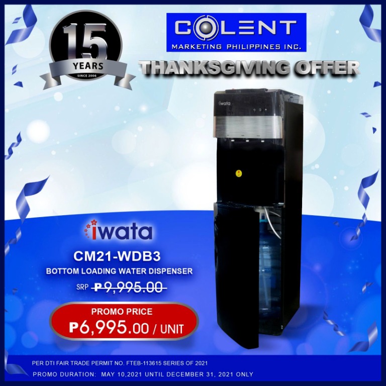 WATER DISPENSER PROMO, TV & Home Appliances, Kitchen Appliances, Water ...