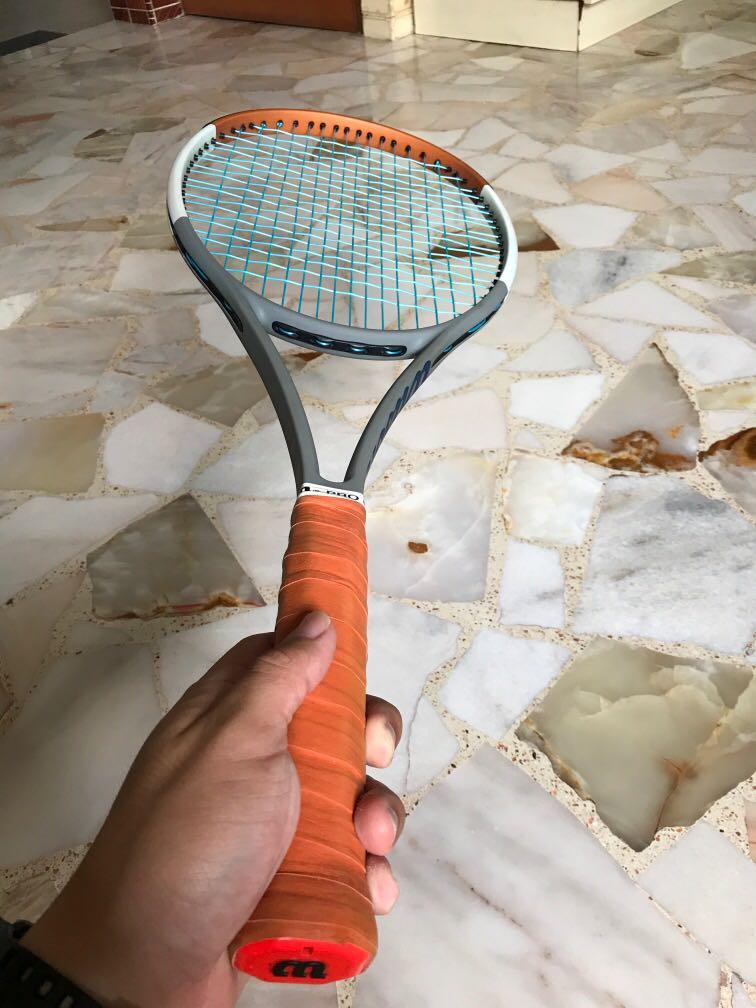 Wilson Blade 98 V7 Roland Garros L3 Tennis Racket, Sports Equipment ...