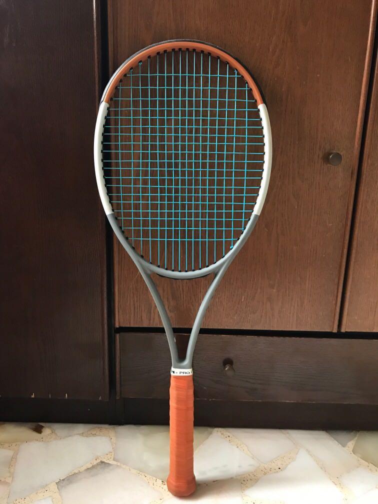 Wilson Blade 98 V7 Roland Garros L3 Tennis Racket, Sports Equipment ...