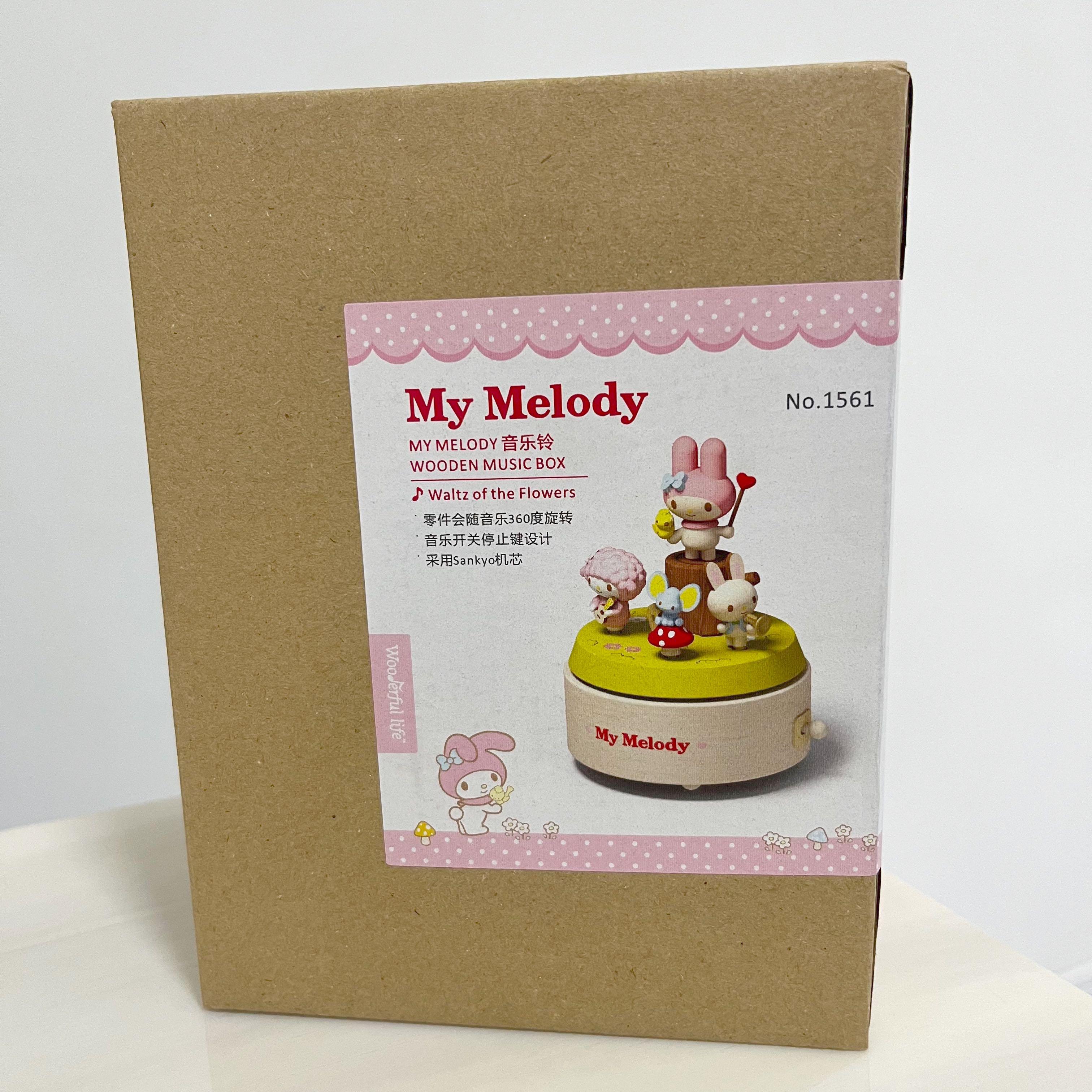 Wooderful Life Wooden Music Box Sanrio My Melody, Hobbies & Toys, Music ...
