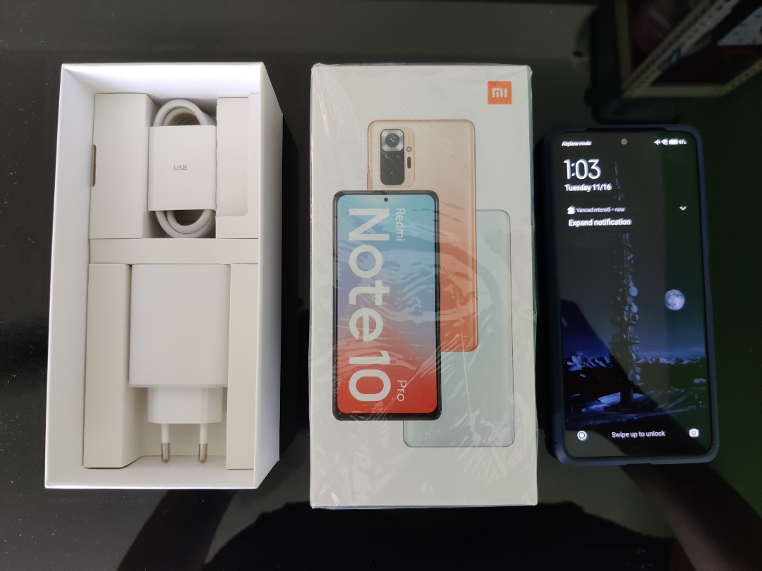 Xiaomi Redmi Note 10 Pro Grey (6GB + 128GB), Mobile Phones & Gadgets ...
