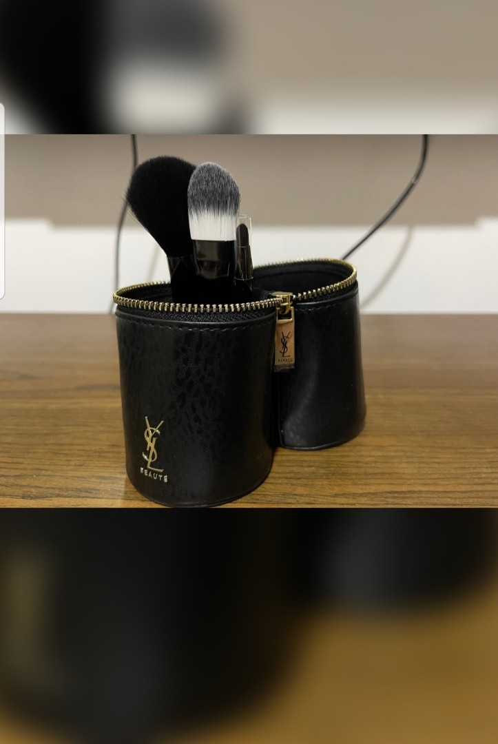 YSL makeup brushes in canister, Beauty & Personal Care, Face, Makeup on ...
