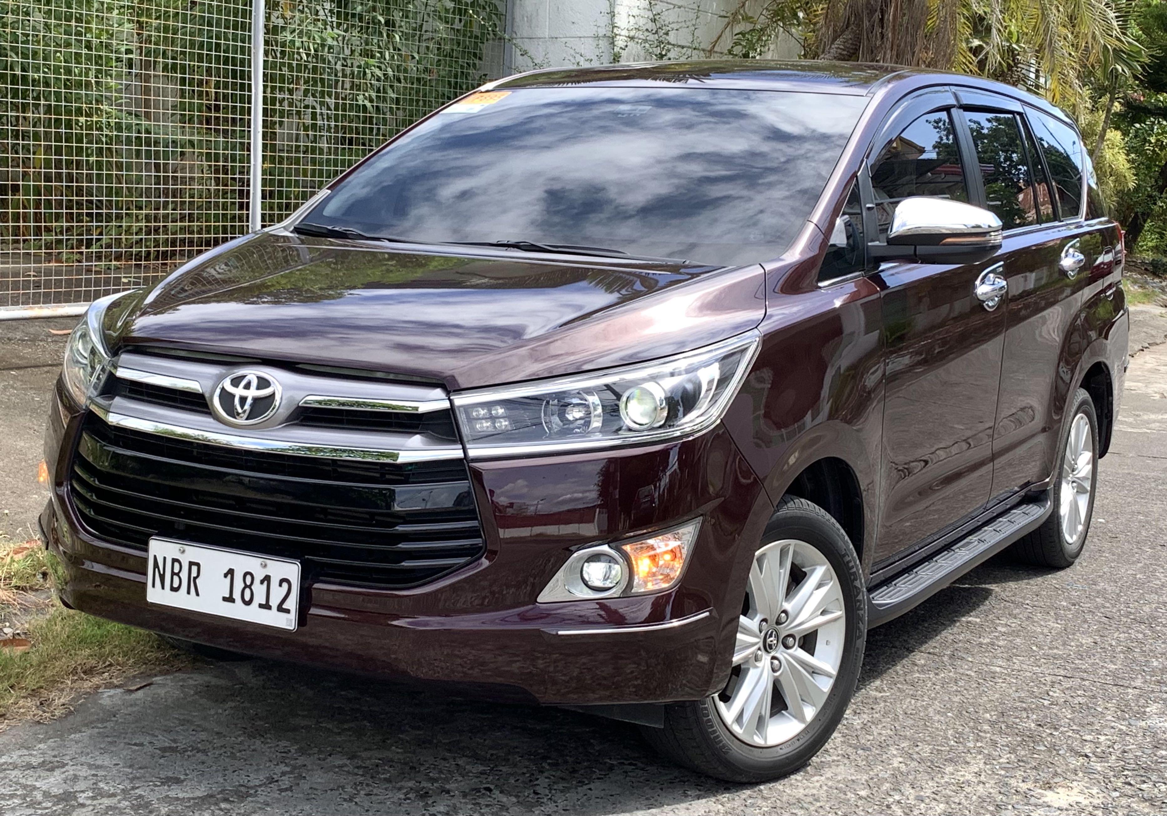 2018 Toyota Innova V Diesel Auto, Cars for Sale, Used Cars on Carousell