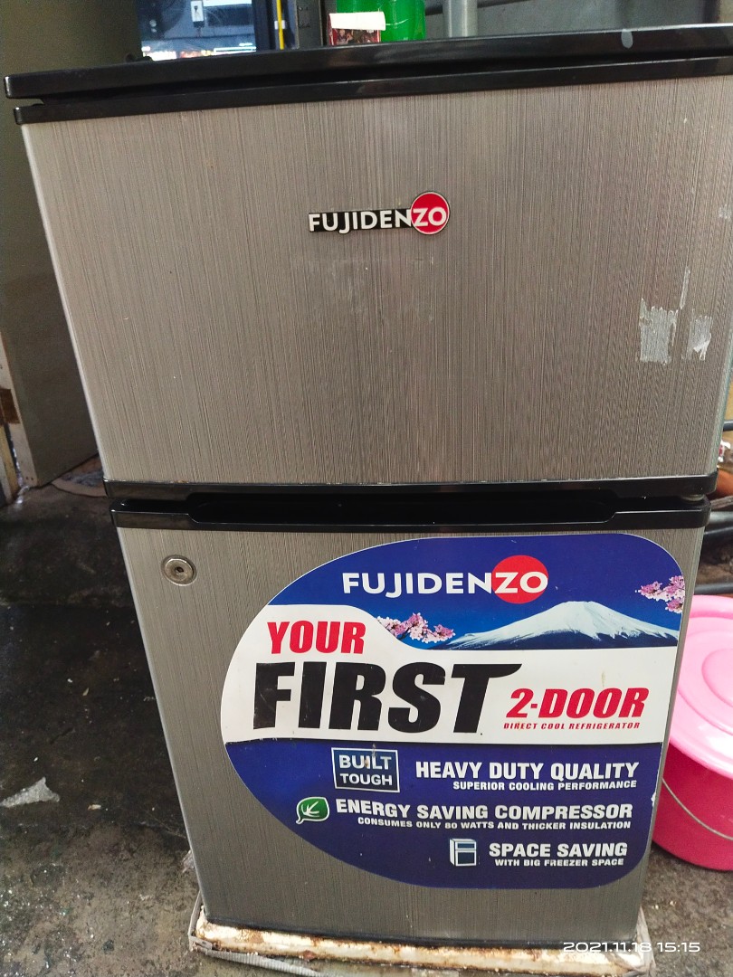 2 Door Fujidenzo Refrigerator (3.5 CUFT), TV & Home Appliances, Kitchen ...