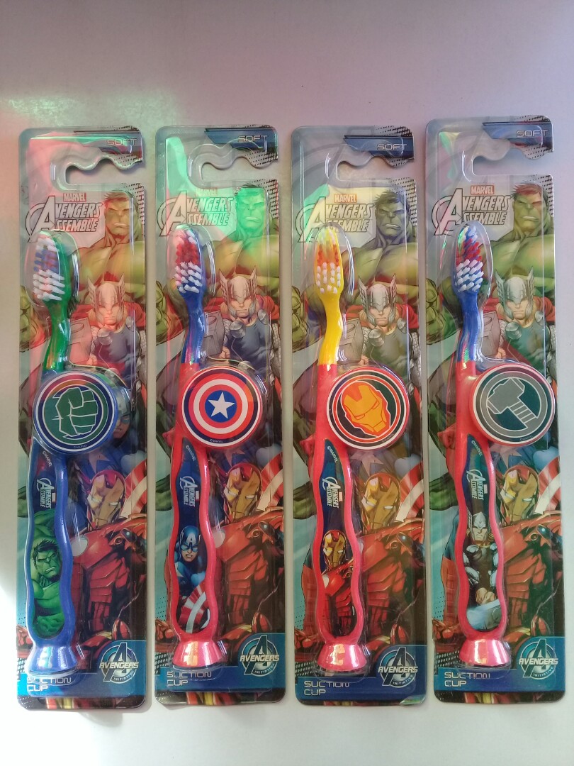 4-pc Avengers Assemble Toothbrush Set, Babies & Kids, Bathing ...