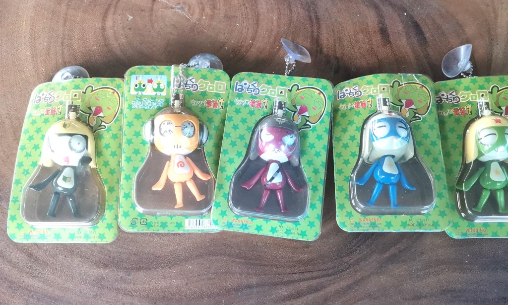 5 keroro key chain collector set, Hobbies & Toys, Collectibles ...
