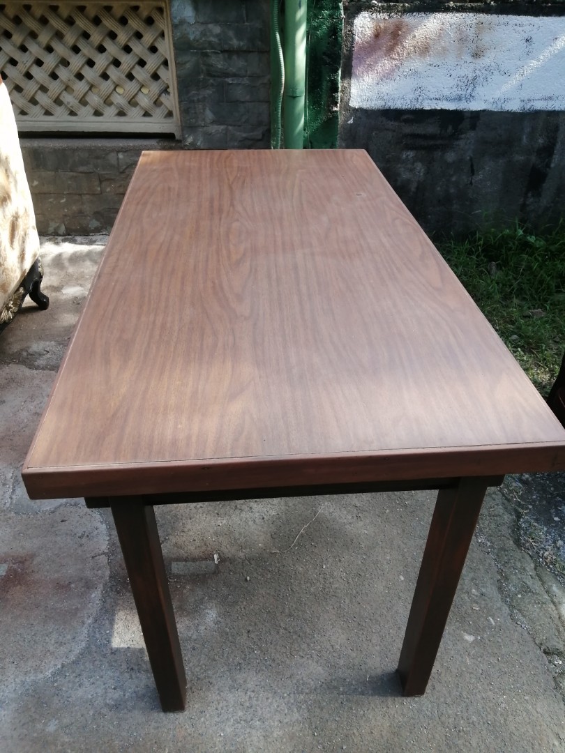 6 Seaters Solid Narra Dining Table Only, Furniture & Home Living ...