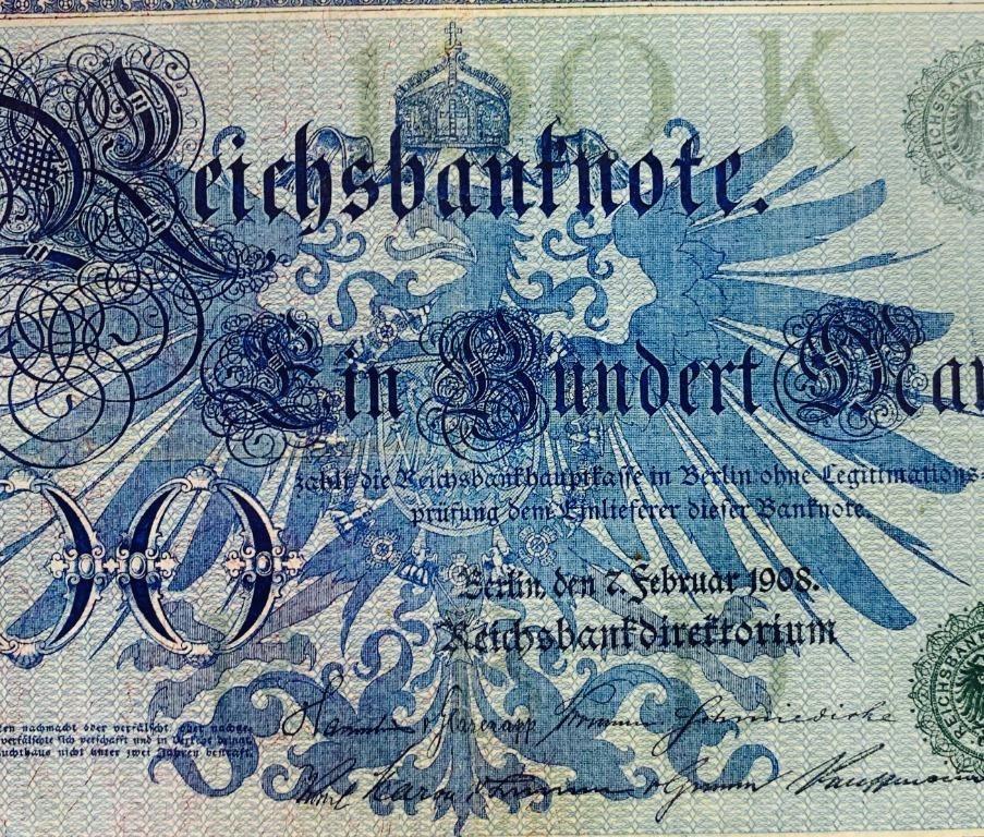 7th Feb.1908 Olden Imperial State of Germany, Berlin Issued - Kaiser ...