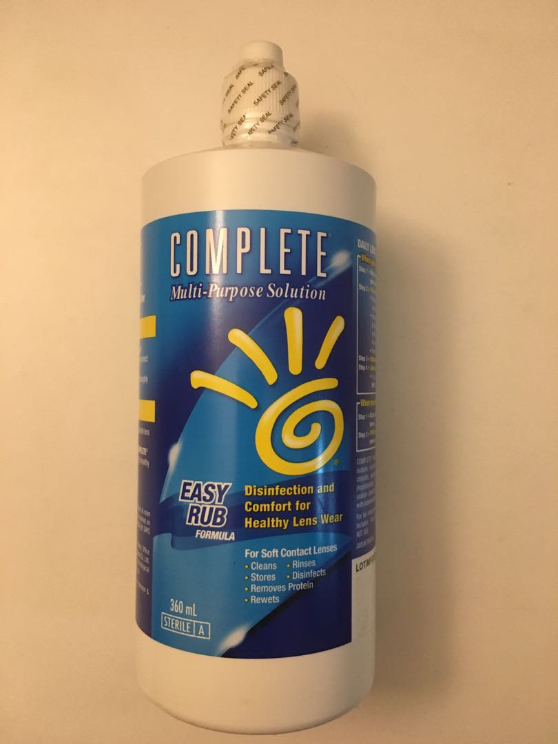 Abbott Complete Multi Purpose Contact Lens Solution, Beauty & Personal ...