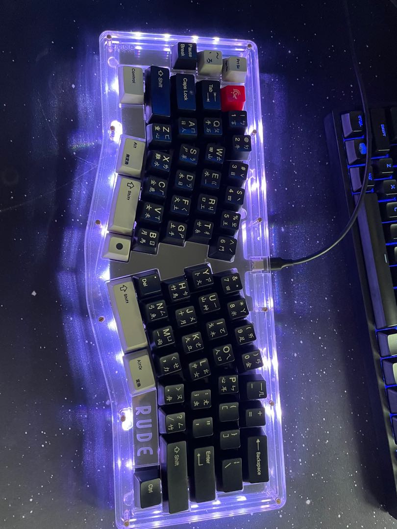 Acrylic Alice/Ergonomic Keyboard STACK, Computers & Tech, Parts ...