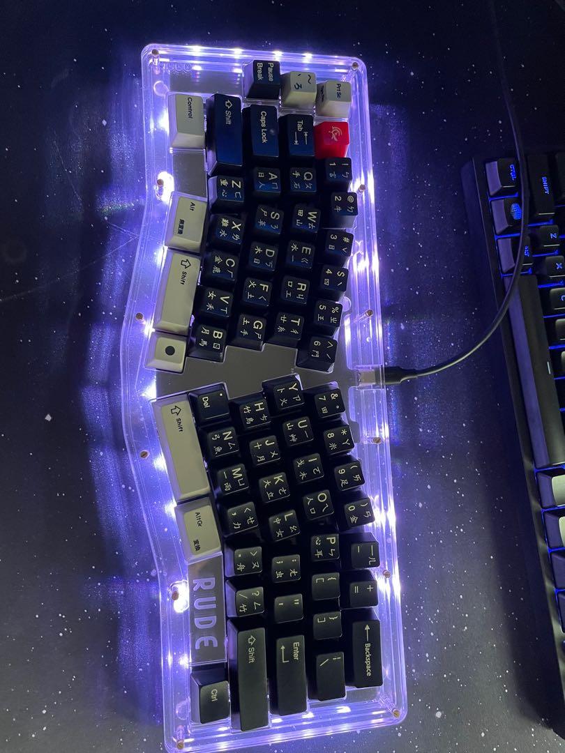 Acrylic Alice/Ergonomic Keyboard STACK, Computers & Tech, Parts ...