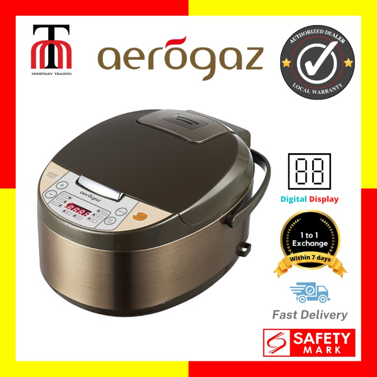 Aerogaz 1.8L Multi-Functional Rice Cooker (AZ-1808RC), TV & Home ...