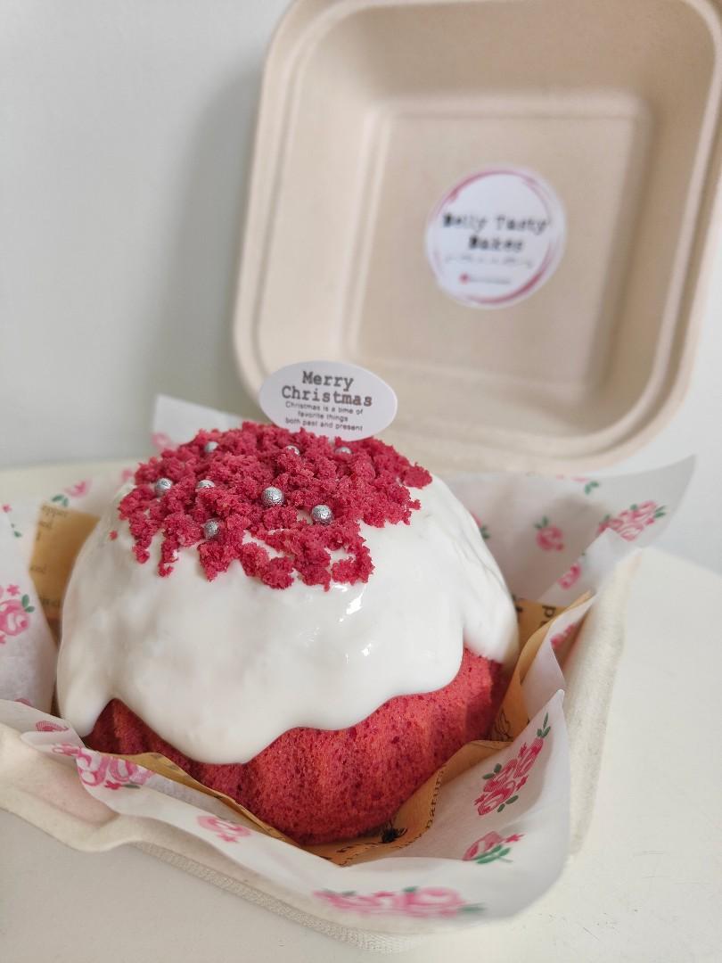 Bento Red Velvet Cake with Oreo Crumbs, Food & Drinks, Homemade Bakes ...