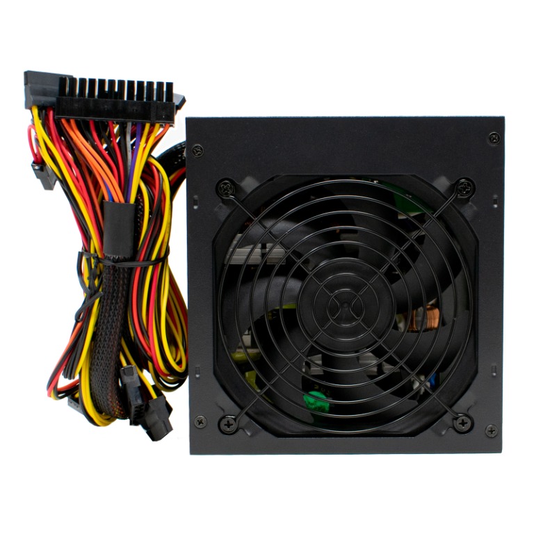 Black 600W ATX PC Power Supply PSU With 12CM Quiet Fan And PCI-E 6+2 ...