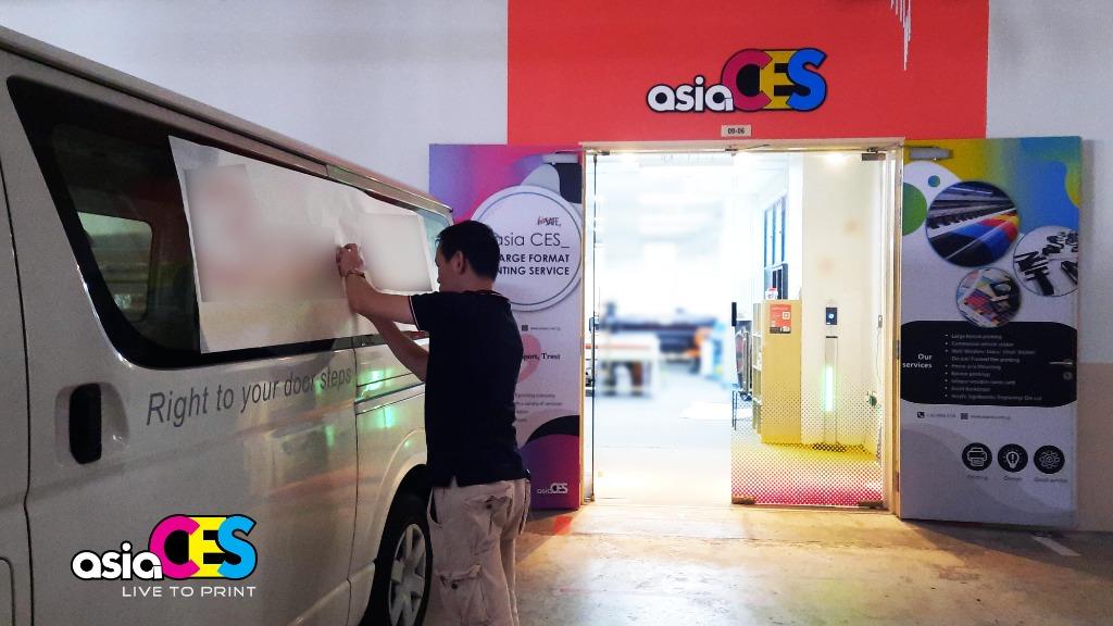 Commercial Company Van & Vehicle Advertising Sticker Printing with ...