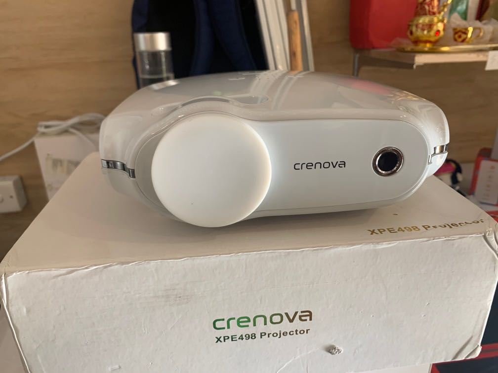 CRENOVA XPE498 New Portable Projector For Full HD 4K*2K 3200 Lumens ...