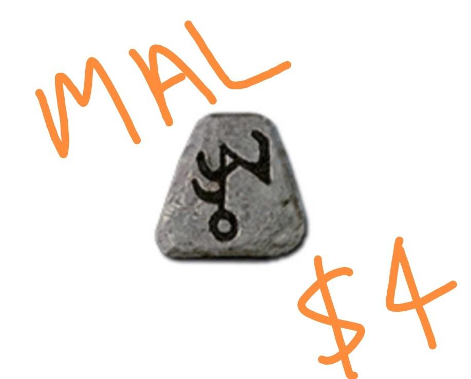 D2R - MAL Rune, Video Gaming, Gaming Accessories, In-Game Products on ...