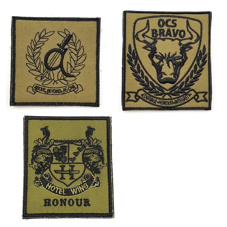 D & G Soldiertalk OCS Military Patches for Alpha / Bravo / Hotel Wing ...