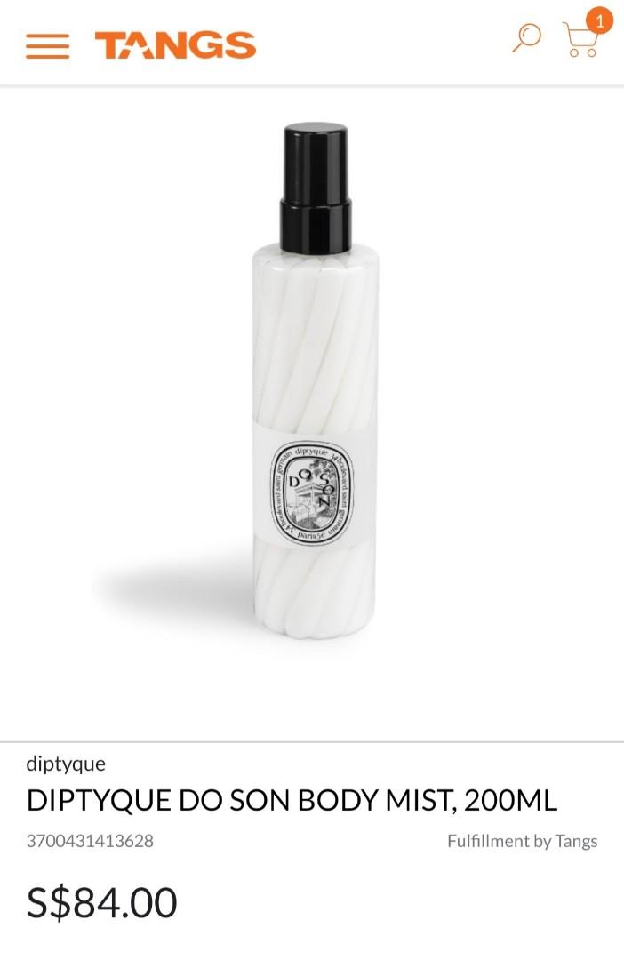 DIPTYQUE DO SON BODY MIST, 200ML, Beauty & Personal Care, Fragrance ...