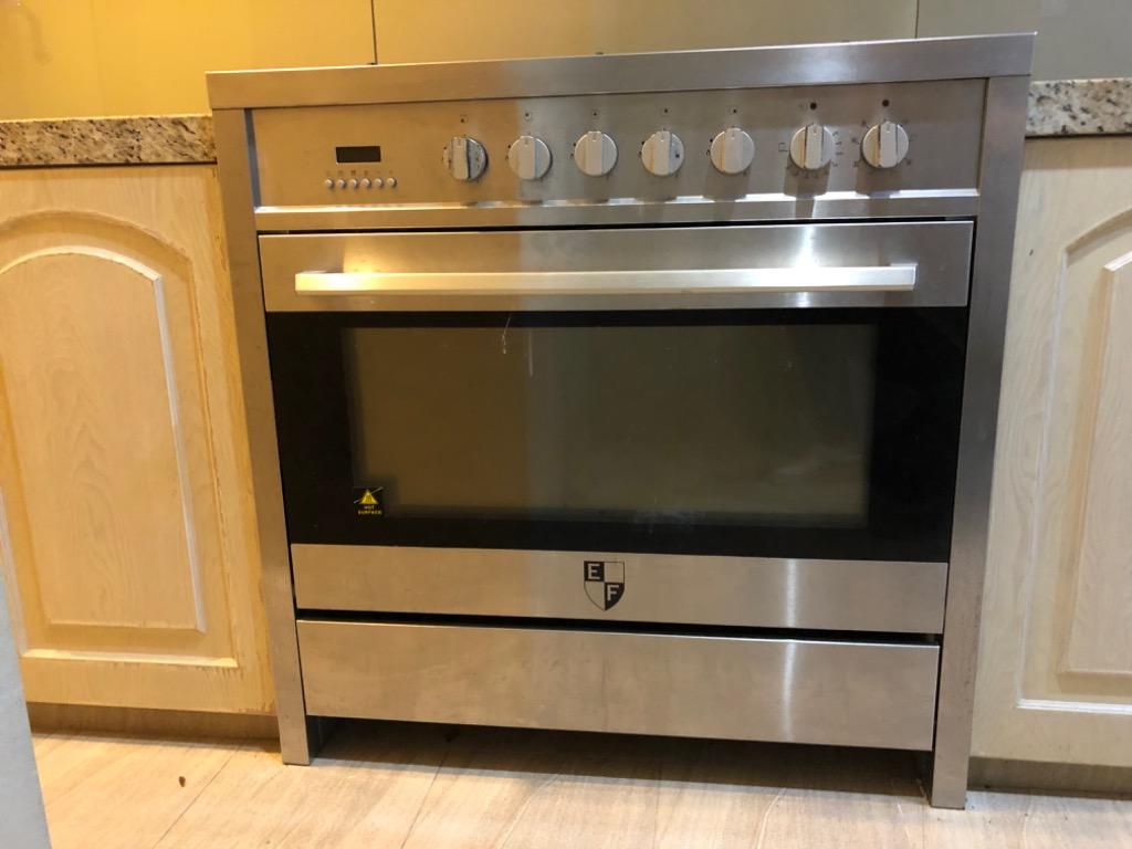 EF 5 burner cooker hob and oven, TV & Home Appliances, Kitchen ...