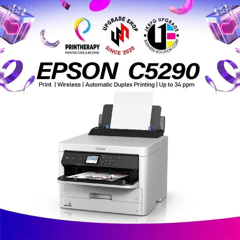 Epson Work Force Pro WF-C5290 Wi-Fi Duplex Inkjet Printer, Computers & Tech, Printers, Scanners ...