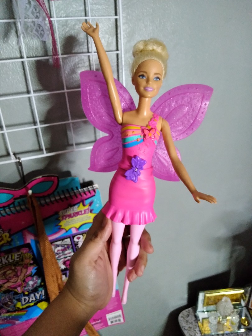 Fairy Barbie Flying wings, Hobbies & Toys, Toys & Games on Carousell