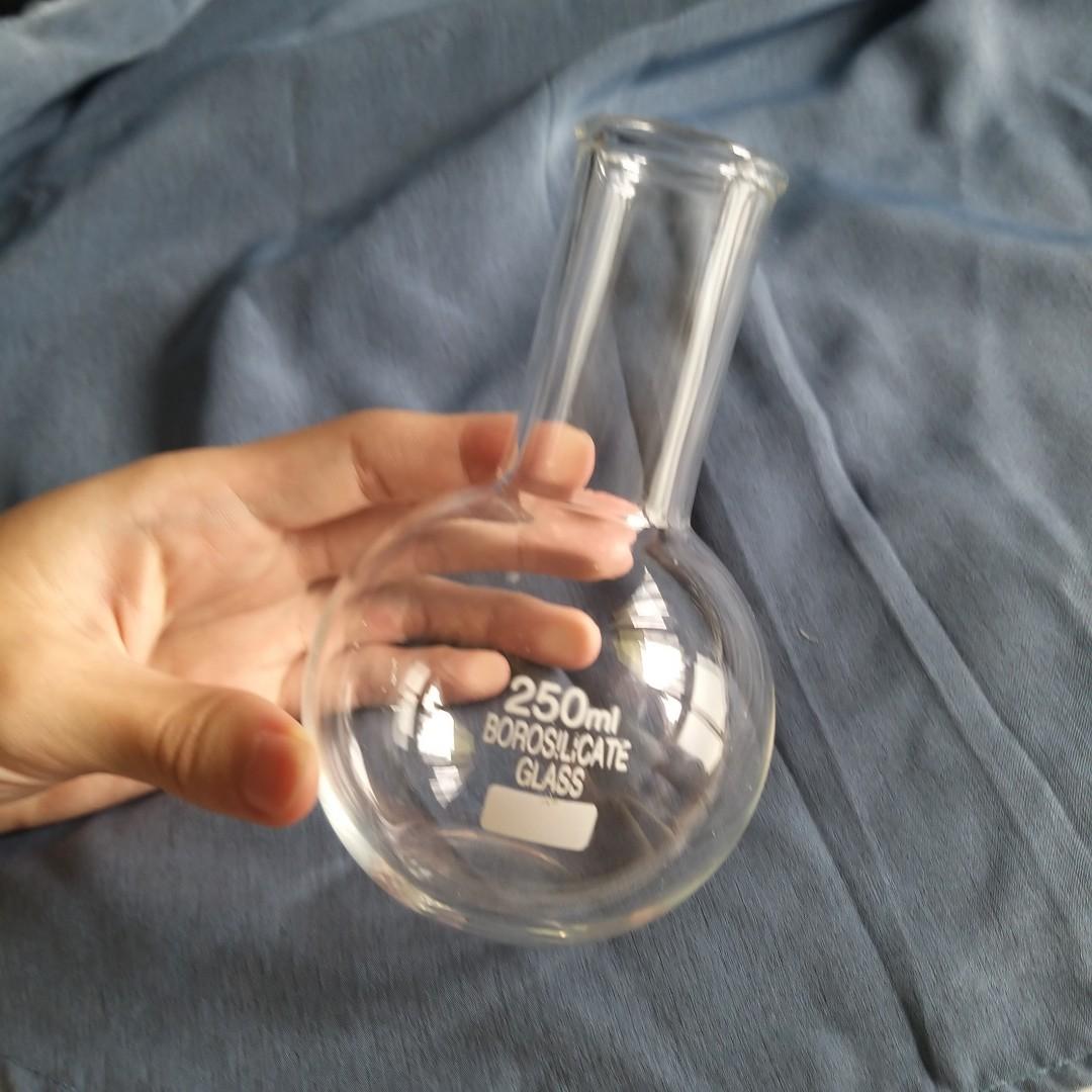 Chemistry Set Flat Bottom Flask, 250 ml, Health & Nutrition, Medical ...