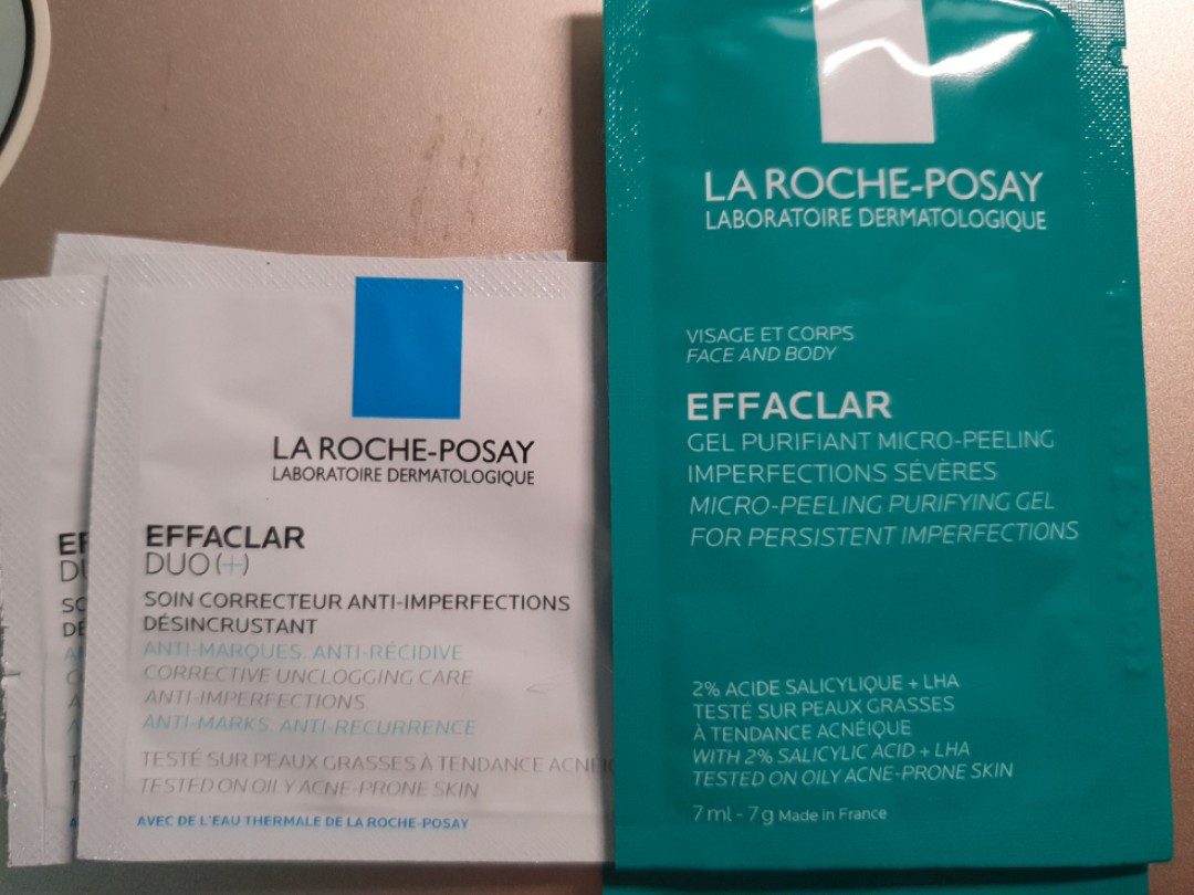 FREE La Roche posay samples effaclar duo, Beauty & Personal Care, Face ...
