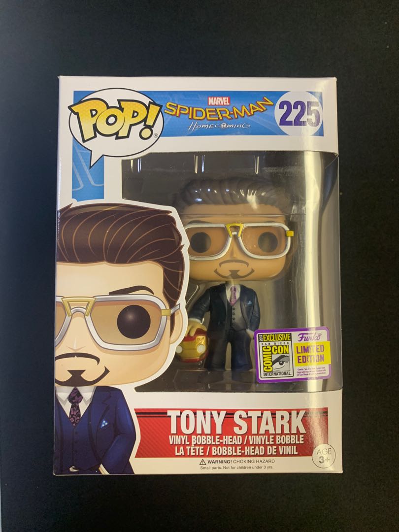 Funko Pop - Tony Stark SDCC convention sticker, Hobbies & Toys, Toys ...