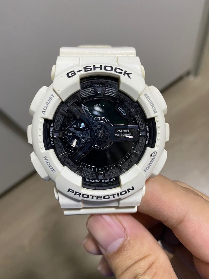 G- Shock white watch, Men's Fashion, Watches & Accessories, Watches on ...