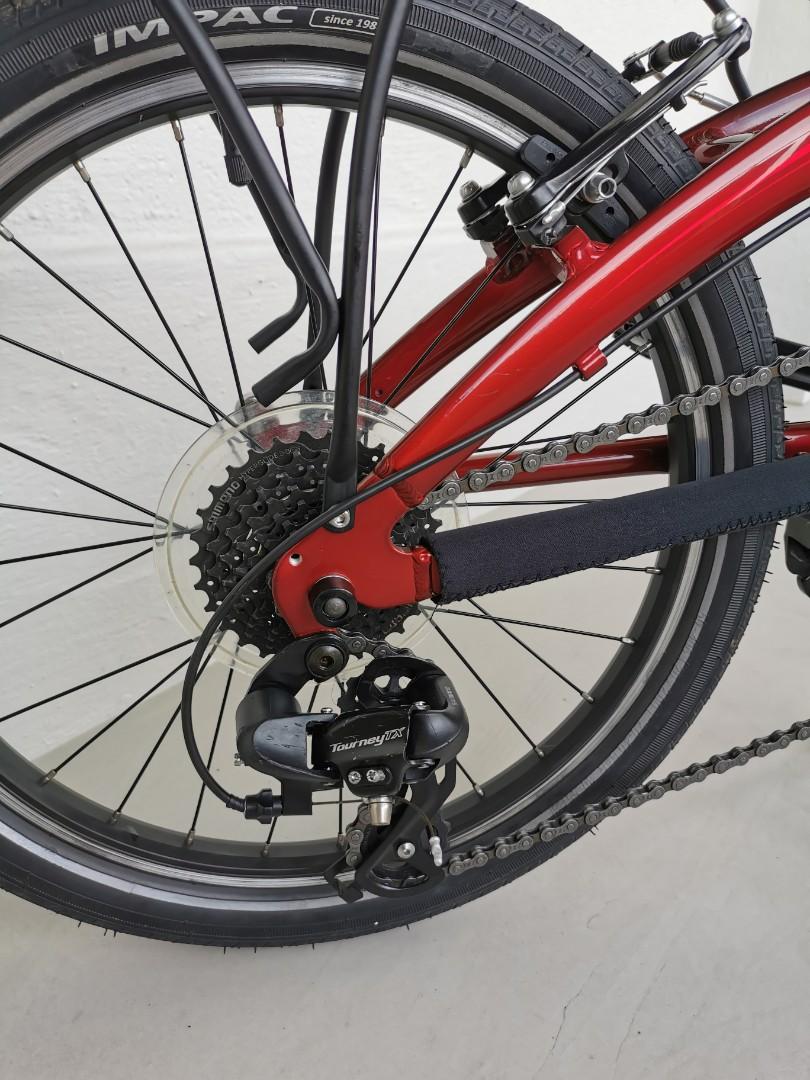 Good Condition Tern Link C8 Folding Bicycle With Rear Rack, Sports ...