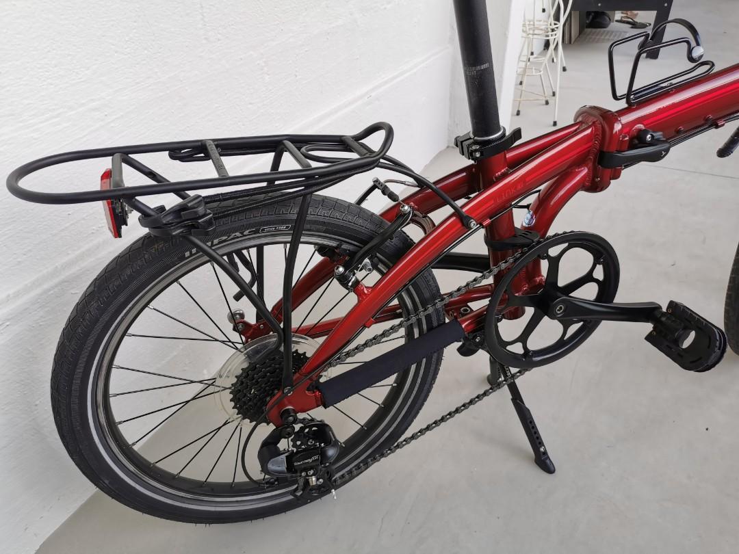 Good Condition Tern Link C8 Folding Bicycle With Rear Rack, Sports ...
