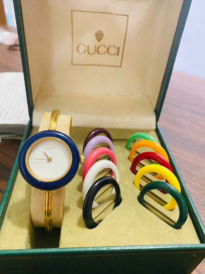 Gucci Watch & Bezels, Women's Fashion, Watches & Accessories, Watches ...