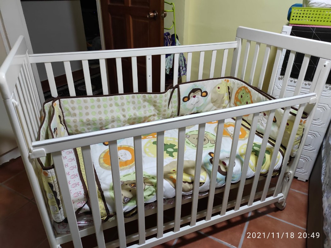 Happy Cot Happy Wonder 5+1 Baby cot, Babies & Kids, Baby Nursery & Kids ...