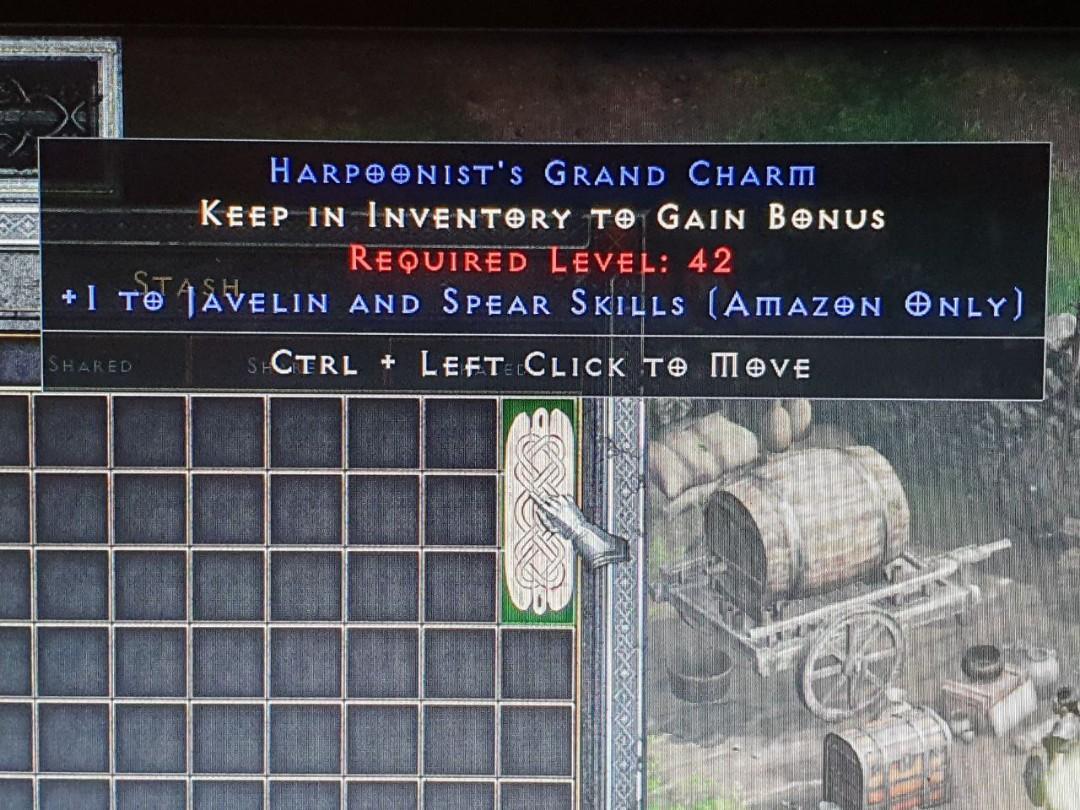 Harpoonist's Grand Charm (Amazon) D2R Diablo II Resurrected (Softcore ...