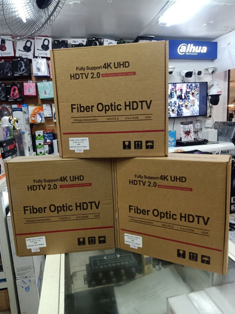 HDMI 2.0V CABLE ( FIBER OPTIC HDTV) 30 METERS / 40METERS, Computers ...