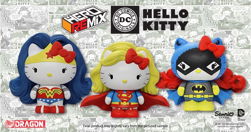 Hero Remix - Hello Kitty x DC Comics Series 1, Hobbies & Toys, Toys ...