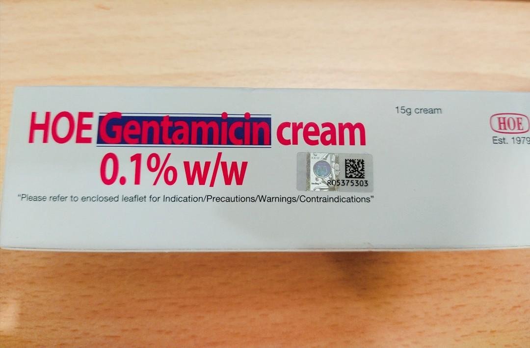HOE Gentamicin cream 0.01% w/w, Health & Nutrition, Health Supplements ...