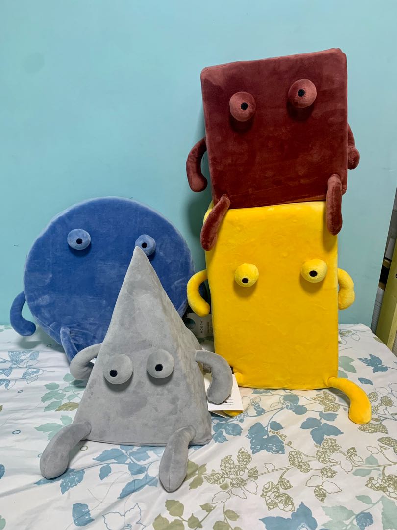 Hooga Shapee Plush Set, Furniture & Home Living, Home Decor, Cushions ...