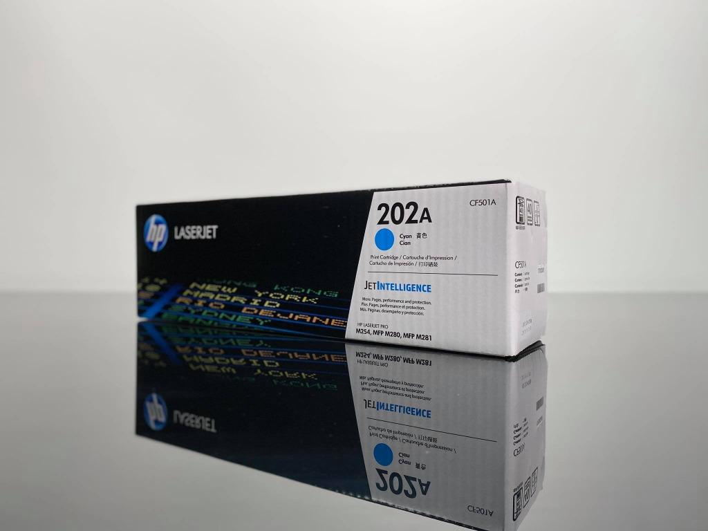 HP-202A Black/Cyan/Magenta/Yellow Original LaserJet Toner Cartridge ...