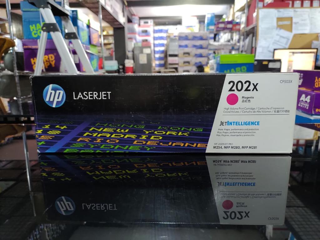 HP-202X High Yield Original LaserJet Toner Cartridge CMYK HP202X ...